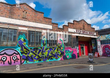 The Red Brick Market in Floodgate Street in Digbeth, Birmingham Stock ...