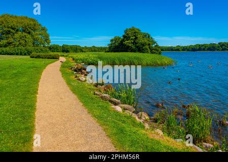 Landscape of Soro lake in Denmark Stock Photo - Alamy