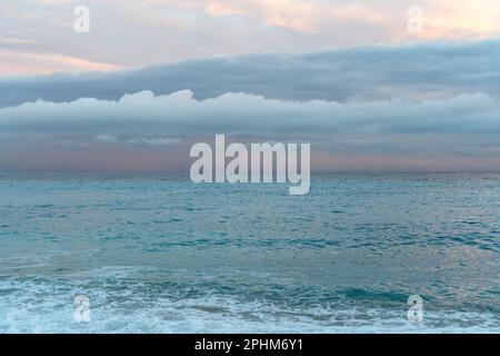 Cloudy Dawn, Azure Sea, Amazing Muted Colors, Sunrise over the Sea ...