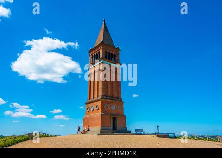 Himmelbjerget lookout tower in Denmark Stock Photo - Alamy