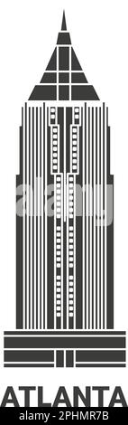 Usa, Atlanta, Atlanta History Center, travel landmark vector ...