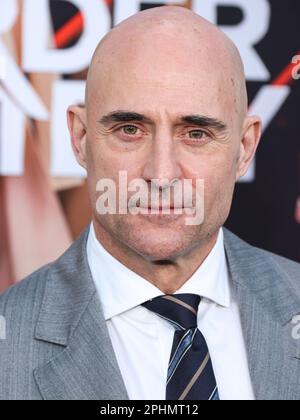 Mark Strong arrives at the premiere of "Murder Mystery 2" on Tuesday ...