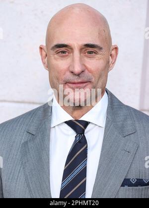 Mark Strong arrives at the premiere of "Murder Mystery 2" on Tuesday ...