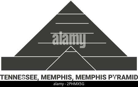 United States, Tennessee, Memphis, Memphis Pyramid, travel landmark ...