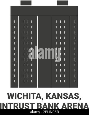 United States, Wichita, Kansas, Intrust Bank Arena travel landmark ...