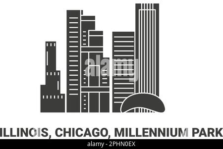 United States, Illinois, Chicago, Millennium Park, travel landmark ...