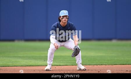 University of San Diego's Kevin Sim plays during an NCAA baseball game ...