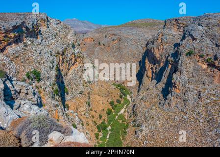 View of Zakros Gorge at Greek island Crete Stock Photo - Alamy