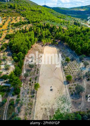 Entrance gate at ancient nemea stadium Stock Photo - Alamy