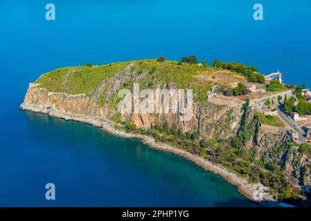 Panorama view of Akronafplia's Castle in Nafplio, Greece Stock Photo ...