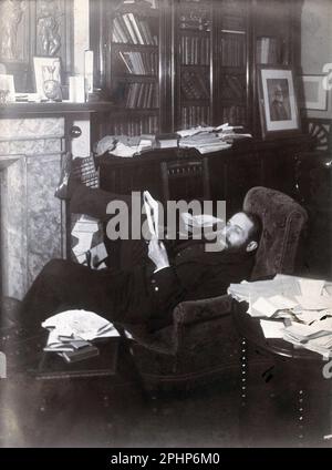 ARTHUR SCHUSTER (1851-1934) German-born British physicist who pioneered ...