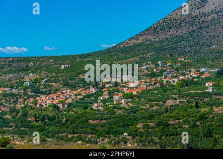 Oitylo village in Greek peninsula Peloponesse Stock Photo - Alamy