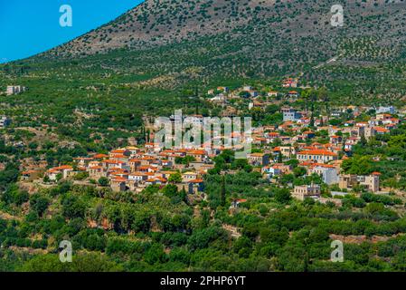 Oitylo village in Greek peninsula Peloponesse Stock Photo - Alamy