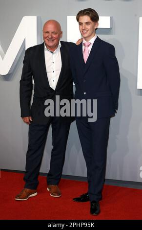 Aldo Zilli and Rocco Zilli attend the UK Premiere of "The Menu" at BFI ...