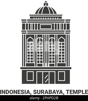 Indonesia, Surabaya, Travels Landsmark travel landmark vector ...