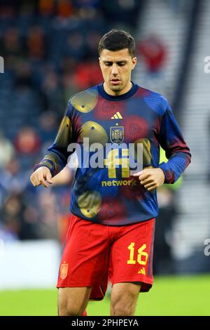Spanish football player Rodri of Manchester City F.C. of English League ...