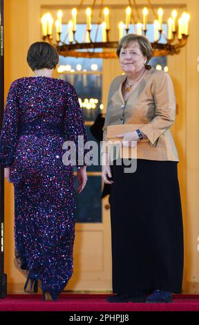 Germany Chancellor Angela Merkel and King Philippe - Filip of Belgium ...