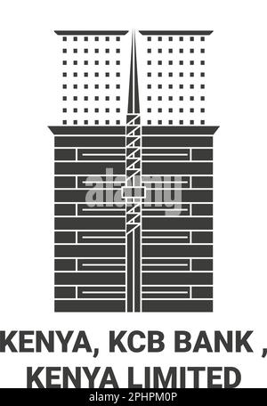 Kenya, Kcb Bank , Kenya Limited travel landmark vector illustration ...