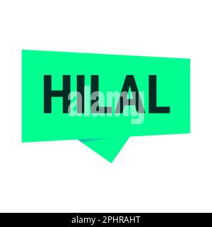 Hilal Sighting Green Vector Callout Banner with Information on the ...