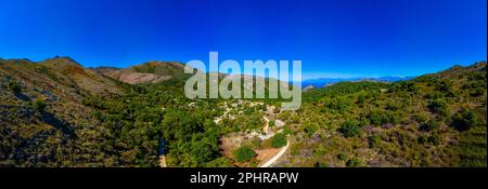 Medieval Old Perithia, Corfu Stock Photo - Alamy