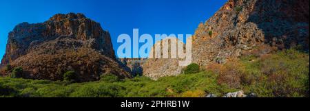 View of Zakros Gorge at Greek island Crete Stock Photo - Alamy