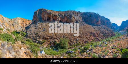 View of Zakros Gorge at Greek island Crete Stock Photo - Alamy