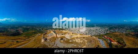 Panorama view of Larissa castle near Greek town Argos Stock Photo - Alamy