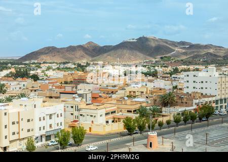 Hail city downtown and surrounding landscape, Hail, Saudi Arabia Stock ...