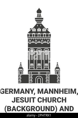 Germany, Mannheim, Jesuit Church Background And Sternwarte Defunct ...