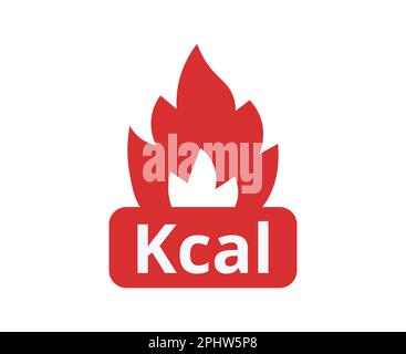 Kcal Symbol with Fork and Knife Vector Illustration Stock Vector Image ...