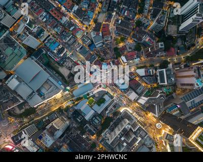 Aerial top down view KL Bukit Bintang Stock Photo - Alamy