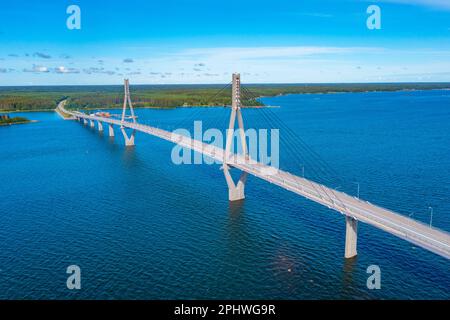 View of Replot bridge in Finland Stock Photo - Alamy
