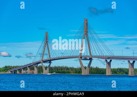 View of Replot bridge in Finland Stock Photo - Alamy