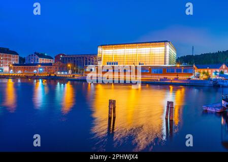 Night view of Sibelius Hall in Lahti, Finland Stock Photo - Alamy