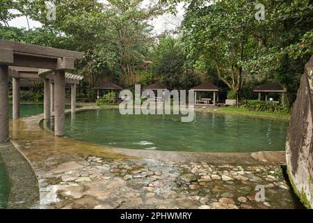 The Soda Water Pool in Camiguin in the Philippines which is surrounded ...