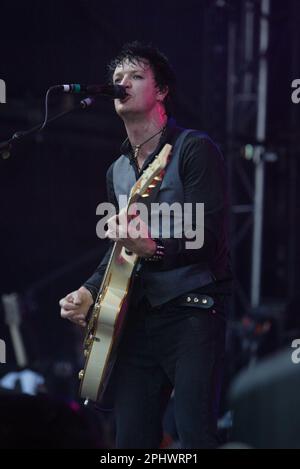Chris Cheney The Living End performing live in concert at Sydney ...