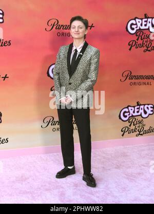 (L-R) GREASE: RISE OF THE PINK LADIES Cast & Crew - Justin Tranter ...