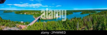 Panorama view of Aland islands near Bomarsund in Finland Stock Photo ...