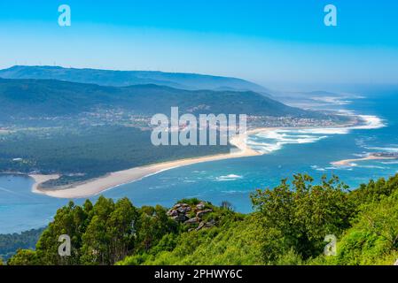 Aerial view of Portuguese town Moledo Stock Photo - Alamy