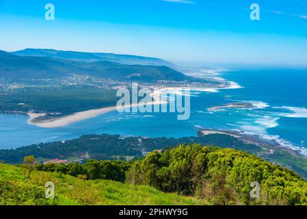 Aerial view of Portuguese town Moledo Stock Photo - Alamy