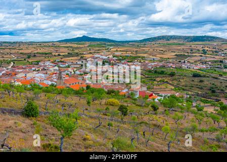 Countryside of Spanish village Vilvestre Stock Photo - Alamy