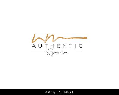 Minimalist NM logo, letter mark logo Stock Vector Image & Art - Alamy
