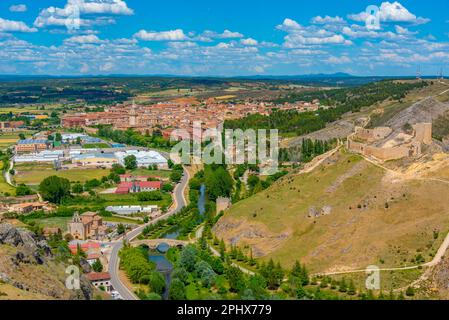 Aerial view of Ciudad de Osma town in Spain Stock Photo - Alamy