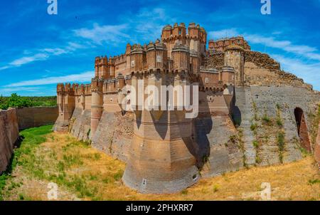 Castillo de Coca in Spain Stock Photo - Alamy