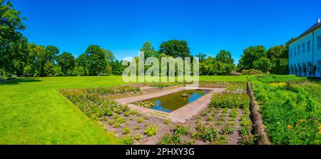 Green gardens at Gråsten Palace in Denmark Stock Photo - Alamy