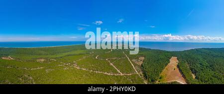 Panorama view of Curonian spit peninsula in Lithuania Stock Photo - Alamy