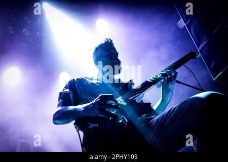 Oslo, Norway. 29th Mar, 2023. The British progressive metal band Haken ...