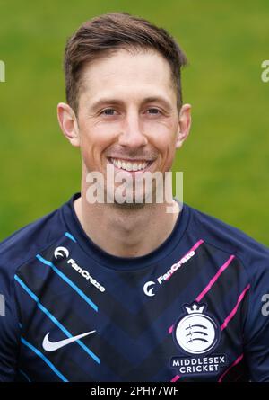 Middlesex's John Simpson during the media day at Lord's Cricket Ground ...