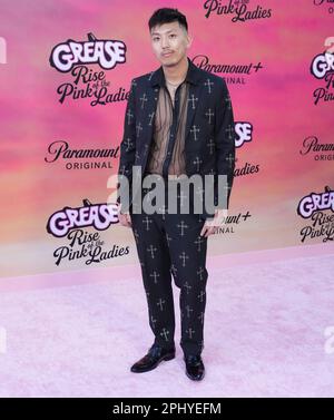 Victor Lau arrives at the Los Angeles premiere of "Joy Ride," Monday ...
