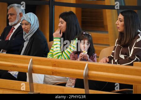 The family of newly elected First Minister of Scotland Humza Yousaf ...